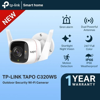 TP-Link CCTV Camera | Tapo C320WS | Outdoor Security WiFi Camera |4MP ...