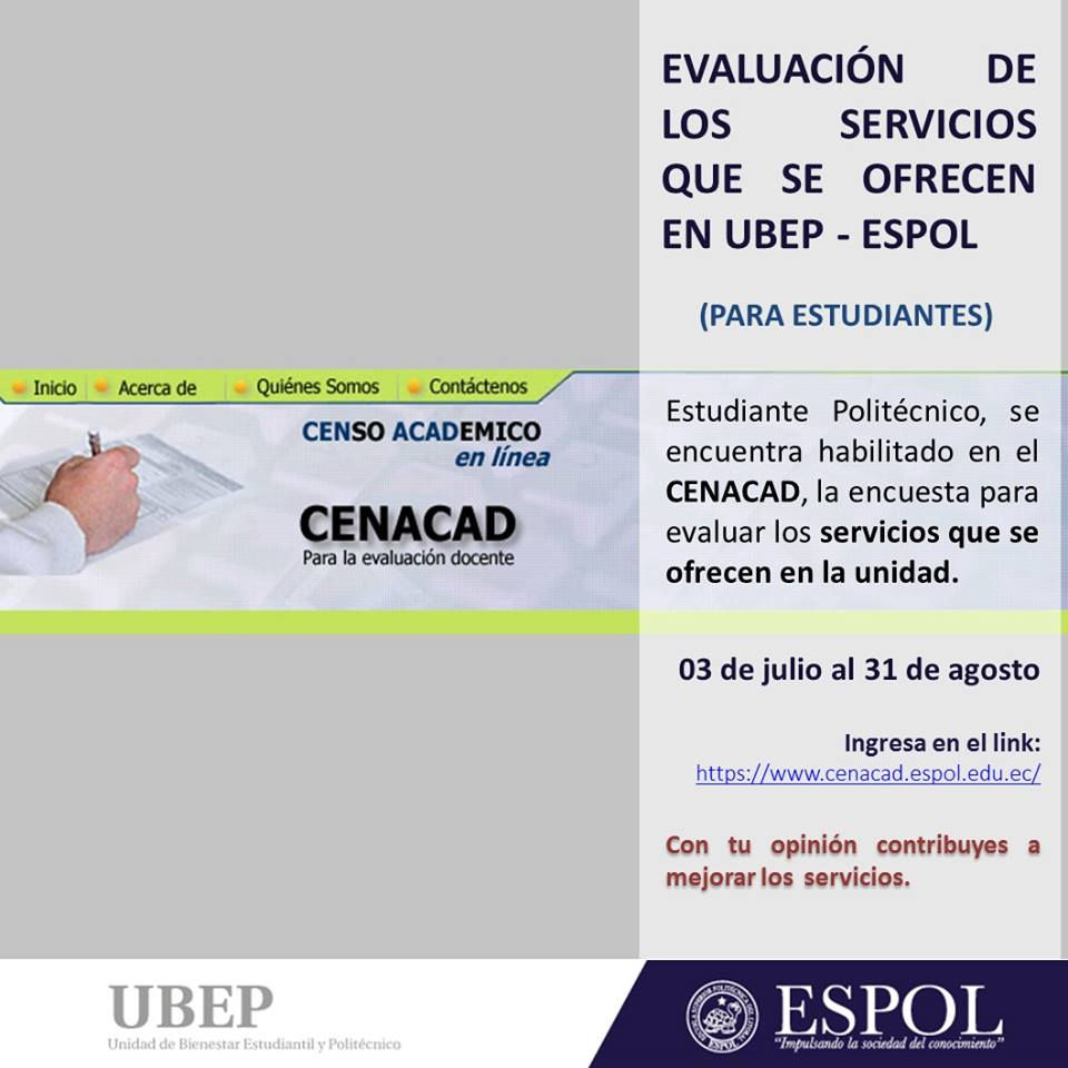 Evaluación en linea Cenacad