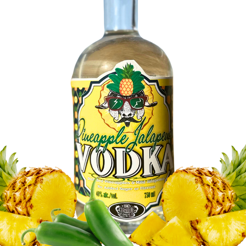 Pineapple Jalapeno Vodka (mild) | The Crabbie Goat