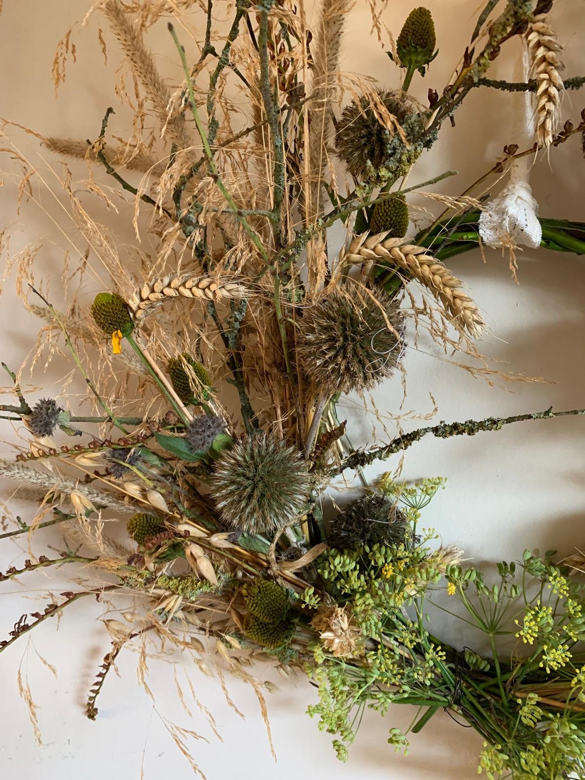 Dried Flower Seed Head Wreath Workshop | Yorkshire Lavender