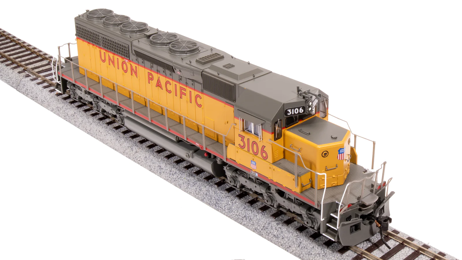 Broadway Limited 9048, EMD SD40, UP 3106, Stealth DC | Hobbycenter Chile