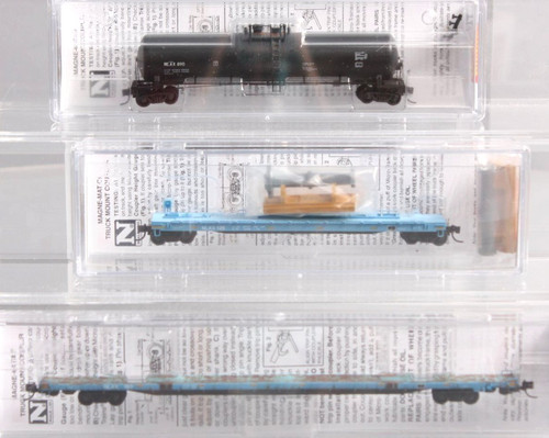 Micro Trains Line 99302020, Pack 3 carros de carga envejecidos | Hobbycenter Chile