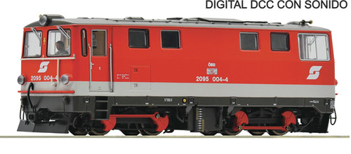 Roco 33295, Escala HOe Loc. diésel serie 2095, OBB, época V ...