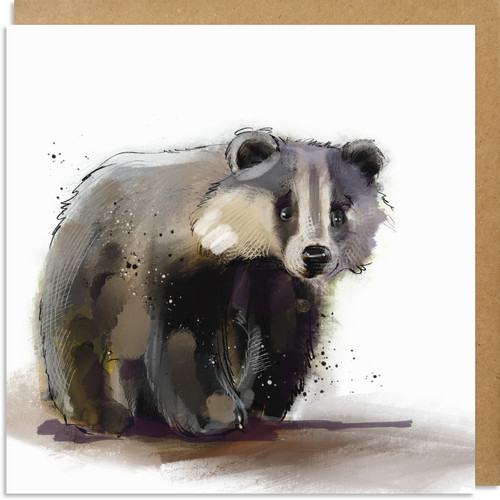 Badger Card | Linda Whipp