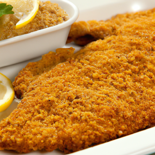 Full Cooked Chicken Schnitzel Random Weight / CTN | WW Food