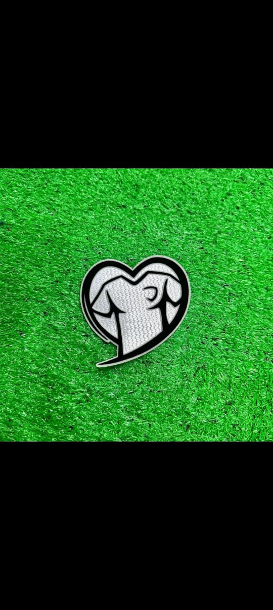 UEFA PLAY WITH HEART BADGE | Hub Of Jersey