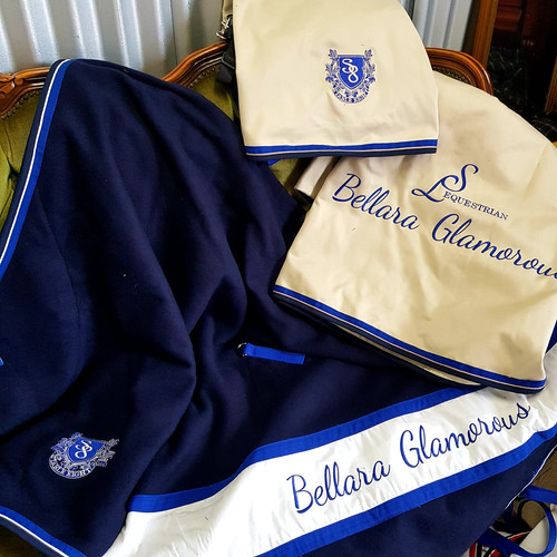 EMBROIDERED SASH | STABLE 8 CUSTOM RUGS