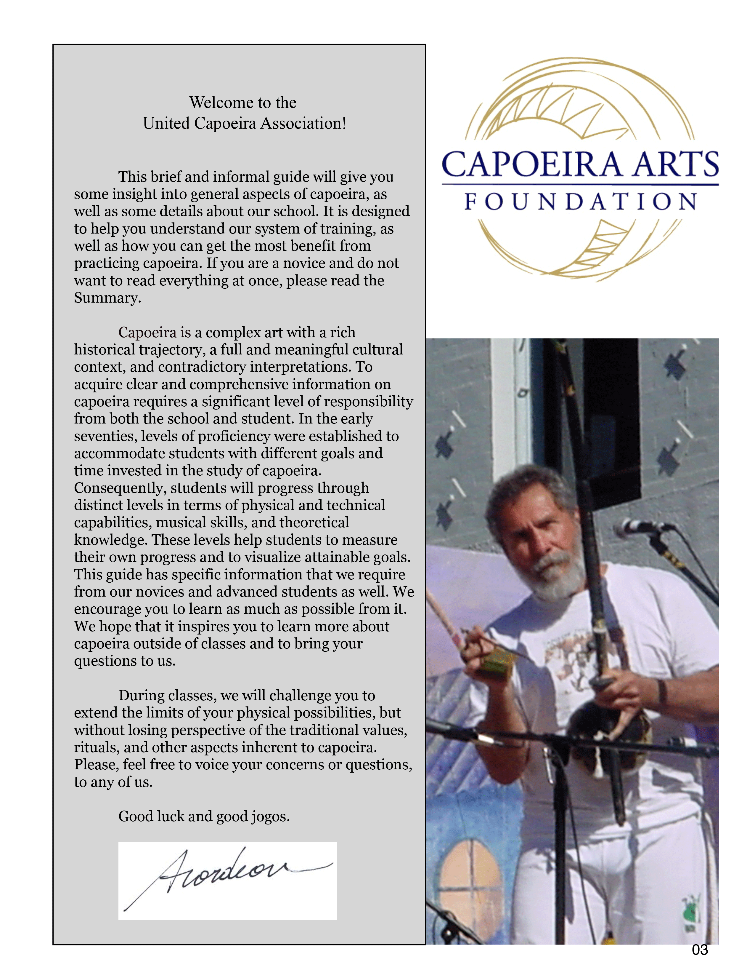 UCA New Student Guide | Capoeira El Paso