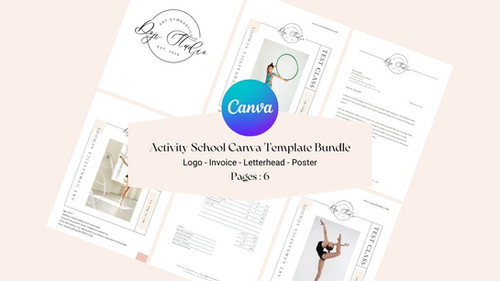 Activity School Canva Template Bundle | DOJI STUDIO