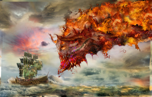 Fire Beast poster | marc mcbride