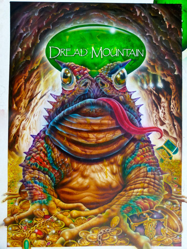 Dread Mountain. Original painting from Deltora Quest series 1. 100 x ...