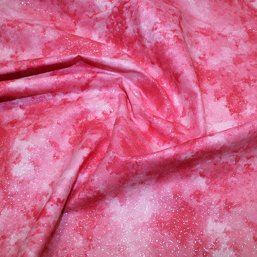 Marble Sparkle Blender - Rose Pink | Stitchedupfabrics