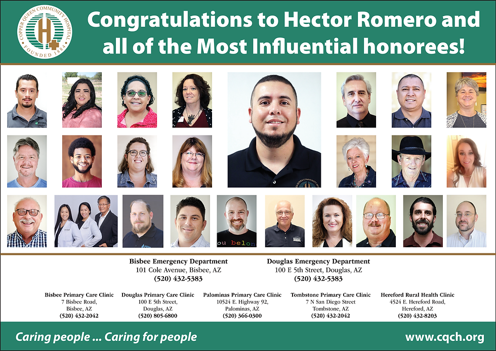 Congratulations to Hector Romero, PTA, Most Influential Honoree