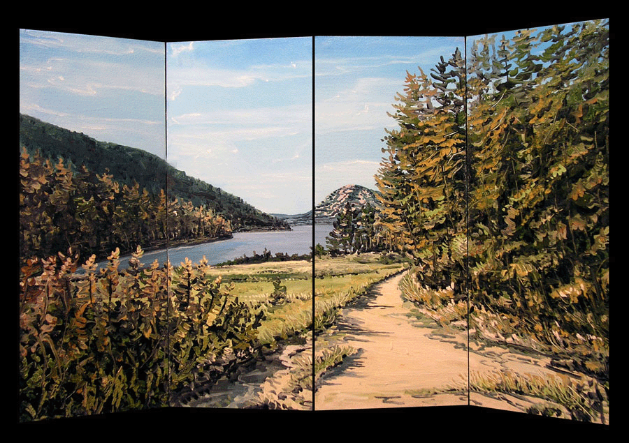 David LaPalombara | Painted Landscape Screens