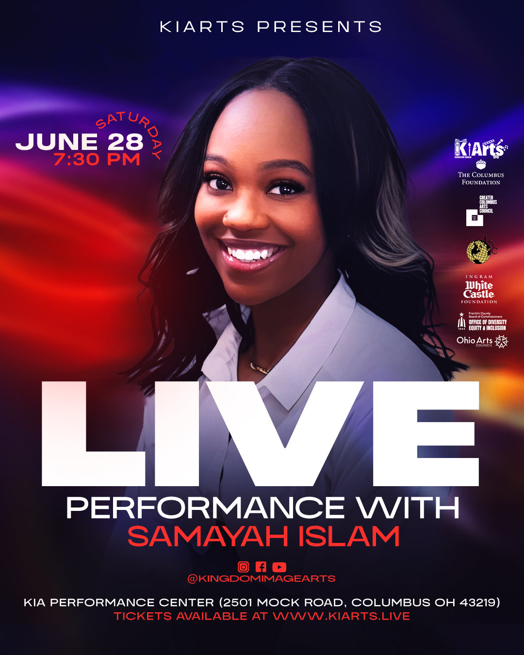 KIA Presents Live Performance featuring Samayah Islam | Kingdom Image Arts