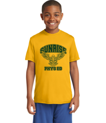 Sunrise Middle PE T-shirt- Youth & Adult Sizes | Dazoli.com: Uniforms