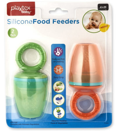 PL6057 Playtex 2 Pack Silicone Food Feeder | SK Wholesale