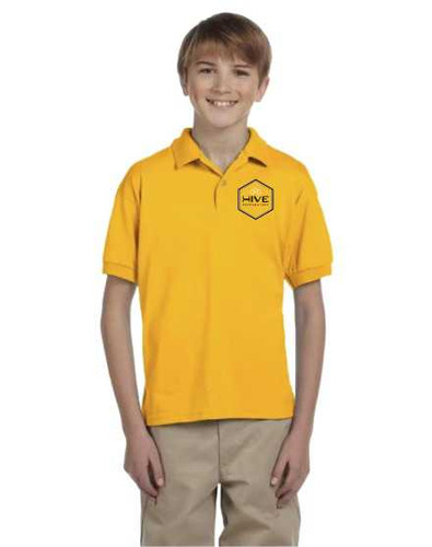 #1-1Pack Hive Prep School Polo Sizes3t-4t 4-18 & Adult S-XL | Dazoli ...