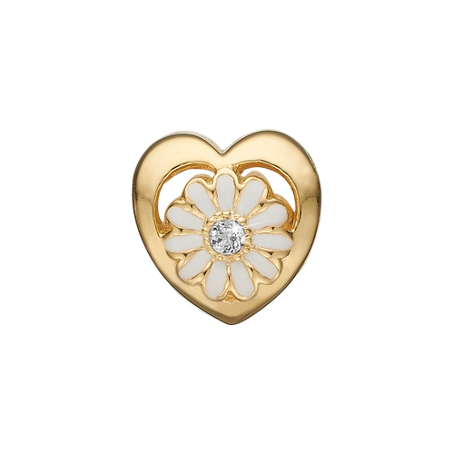 Diamond Daisy Charm with White Genuine LG Diamond | 202 Jewellery