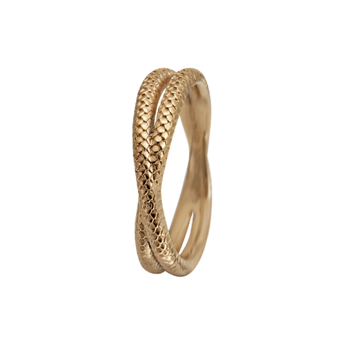 Twin Snake Ring - 18K Gold Plated | 202 Jewellery