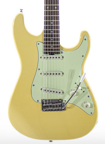 SCHECTER R66 Horizon Saint Louis Strato Style Strat SSS Aged White ...