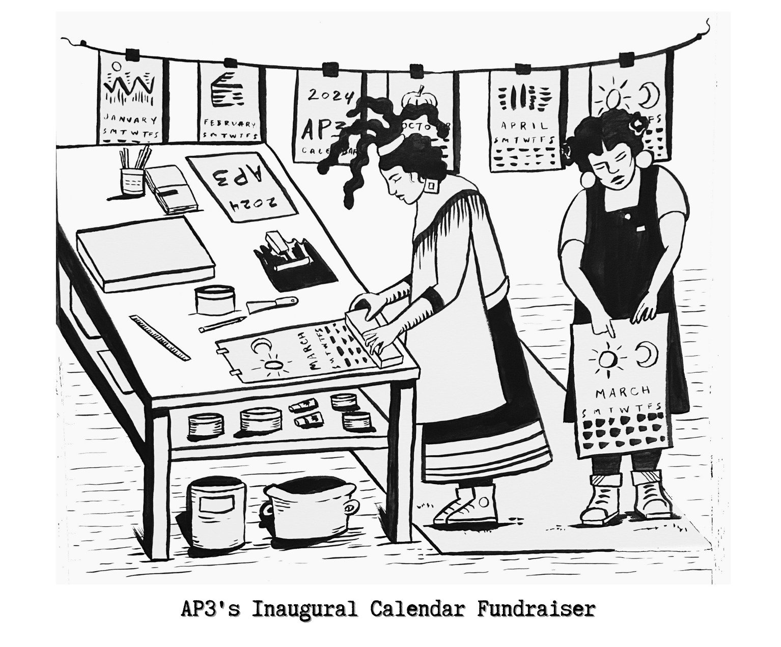 Inaugural Calendar Release Party and Fundraising event | Anchor Press