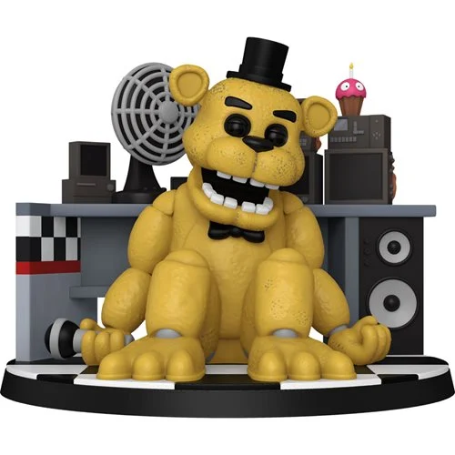 Five Nights at Freddy's 10th Anniversary Golden Freddy Funko Vinyl ...