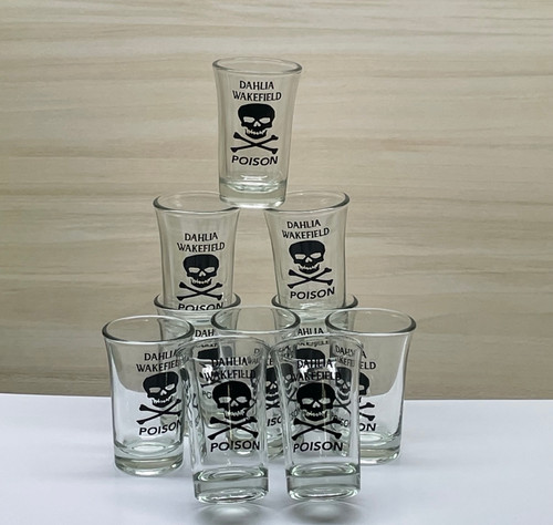 Dahlia Wakefield POISON Shot Glass | Dahlia