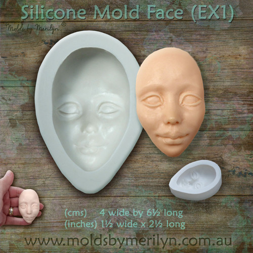 Nordic style face mold | Molds by Merilyn