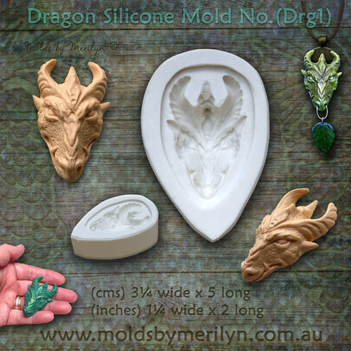 Mythical Dragon Head Mold|Molds by Merilyn