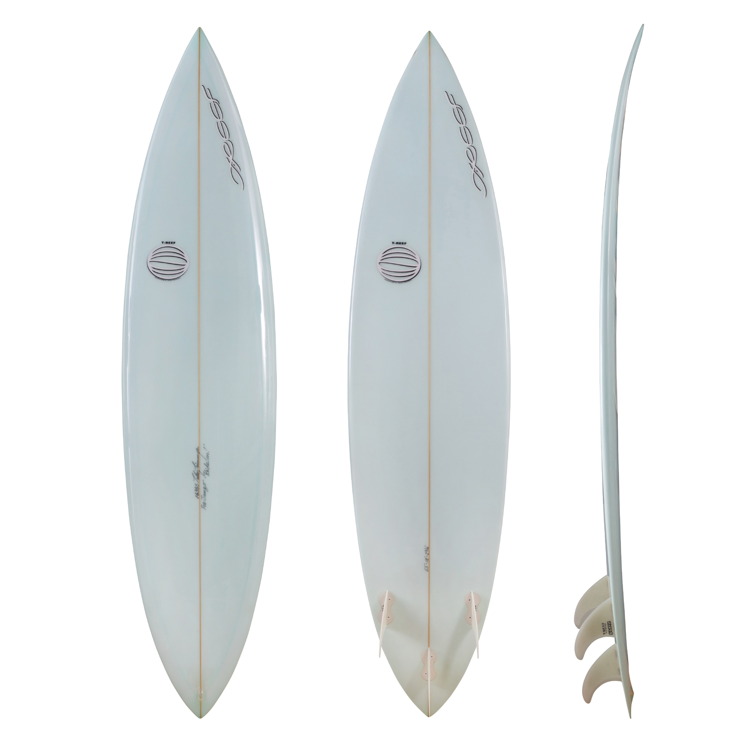 Shortboard - 6'5" - 3 Plugs Tricky Fin System