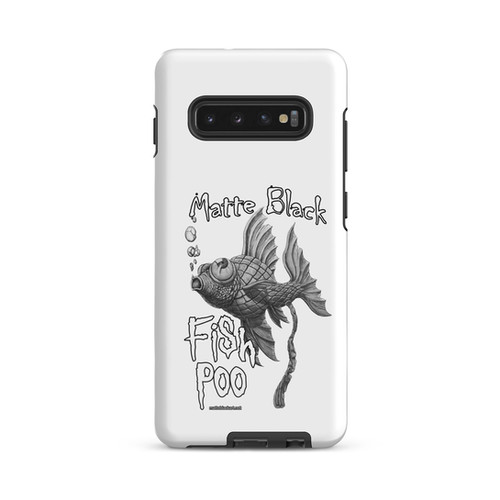 Fish Poo Tough case for Samsung® | Matte Black Art