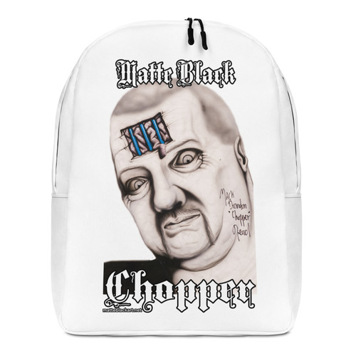 Chopper Minimalist Backpack | Matte Black Art