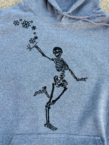 Snow skeleton tshirt | This is Jacob