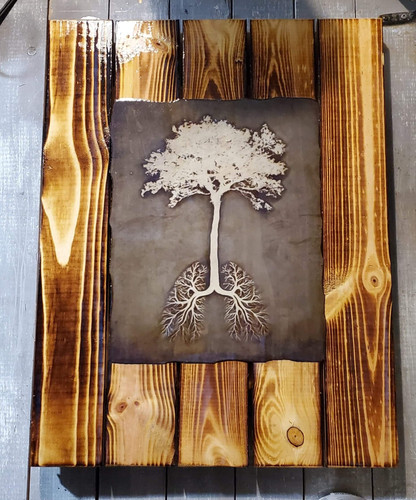 18" x 22" x 1 1/4" B&L Tree of Life | Kalen Dion Poetry