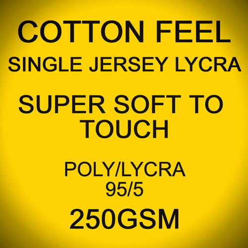 1-2m Soft "Cotton Feel" Single Jersey Poly/Lycra 95/5 | BFP