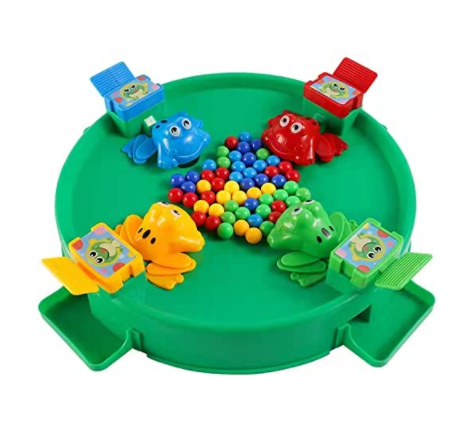 Greedy Frog Toy Play Frog Toys, Family Board Game, Frog Toys for 4 ...