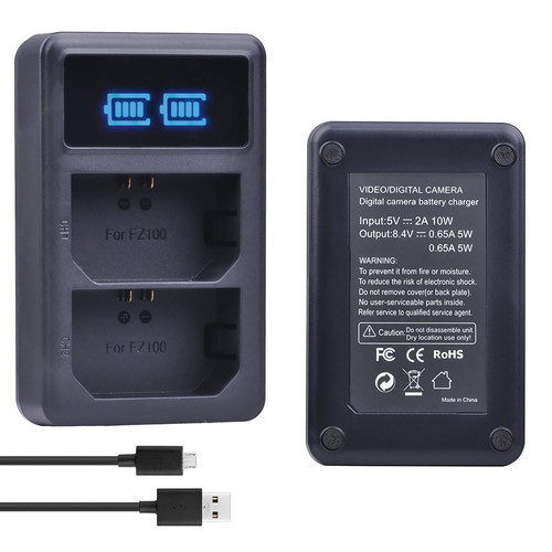 GOKI LED Dual Battery Charger for Digital Cameras | iGlobalStore