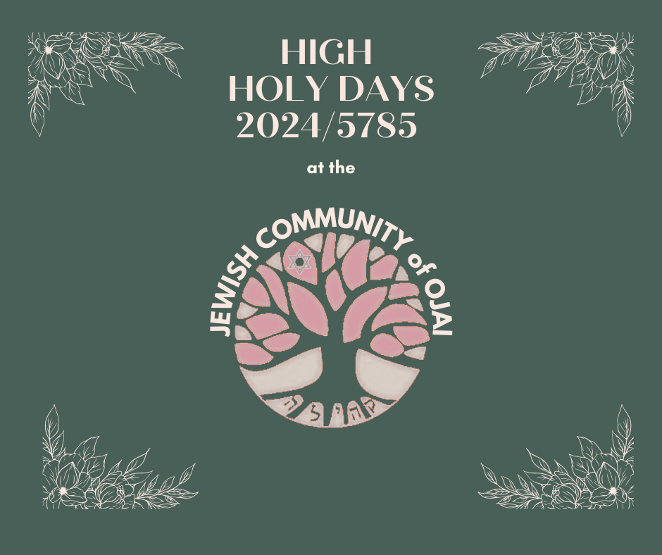 High Holy Days 2024/5785 | JCO Website