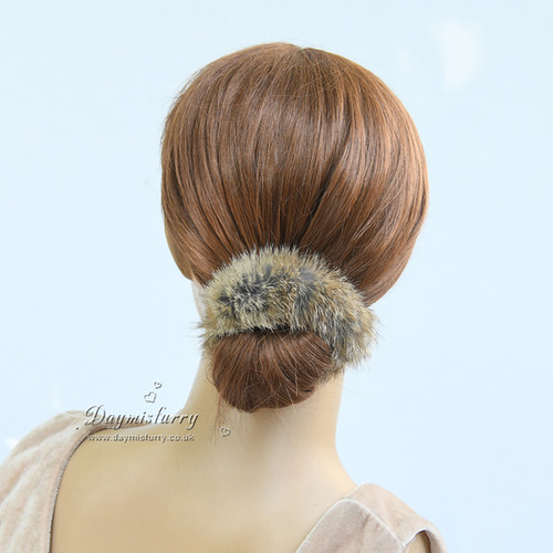 Rabbit Fur Scrunchie | daymisfurry