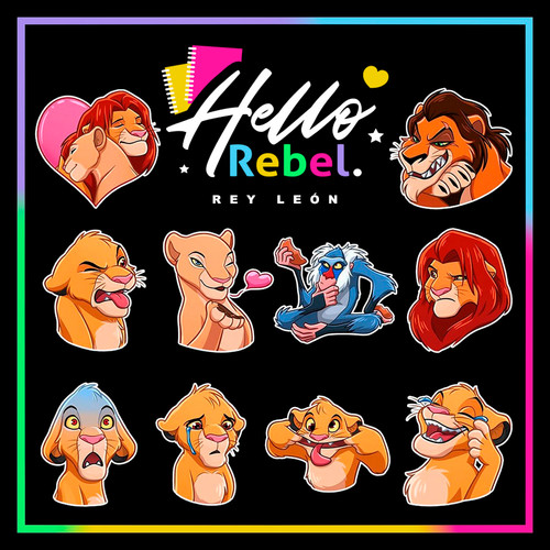 Stickers Rey León | hellorebel
