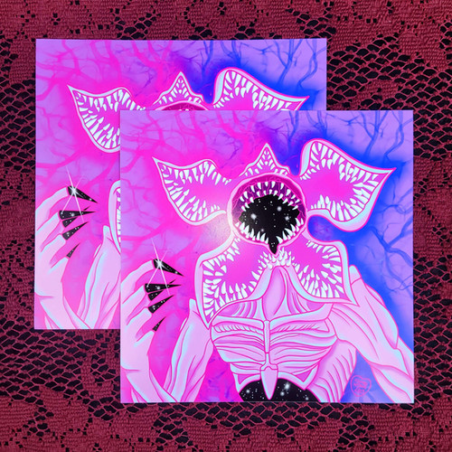 Neon Demi Print | ClumsyWizardArt