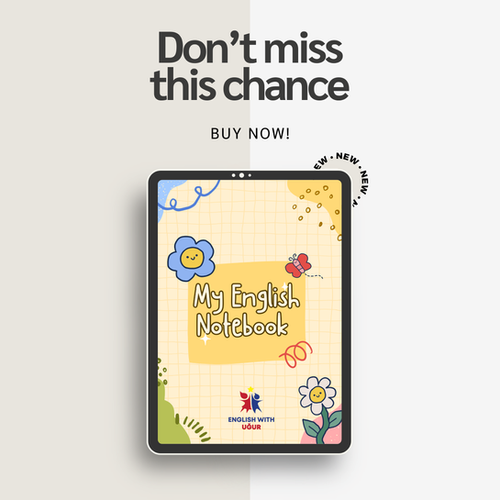 My English Notebook | EnglishwithUgur