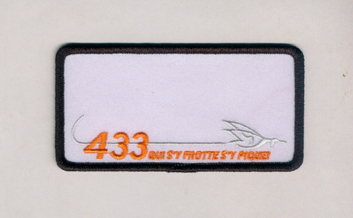433 Sqn Name Patch | patchesandpunches