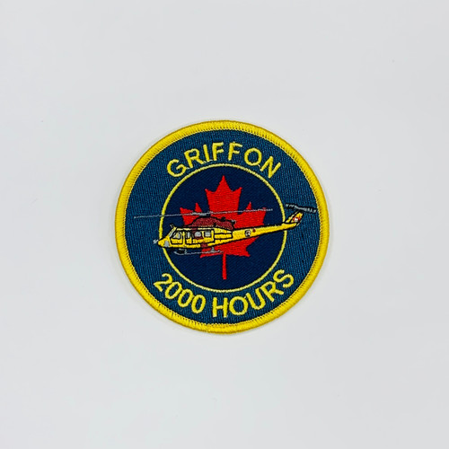 Griffon 2000 Hours patch | patchesandpunches