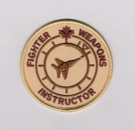 Fighter Weapons Instructor | patchesandpunches