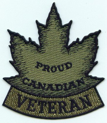 Proud Canadian Veteran | patchesandpunches