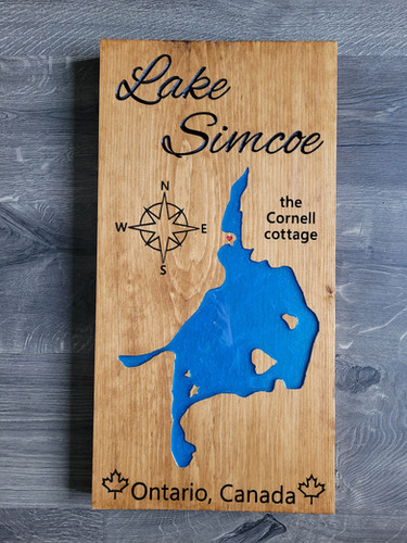 Lake Simcoe Sign | Made On Brookhouse