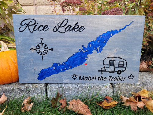 Rice Lake Sign | Made On Brookhouse