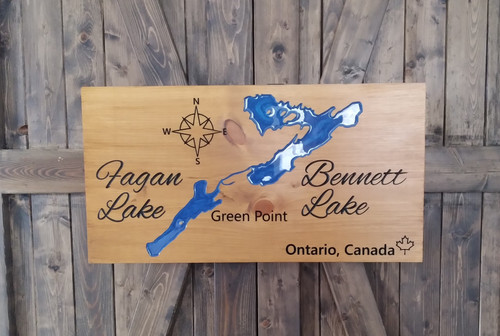 Bennett Lake Sign | Made On Brookhouse